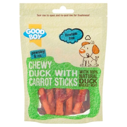 Good Boy Chewy Duck with Carrot Sticks