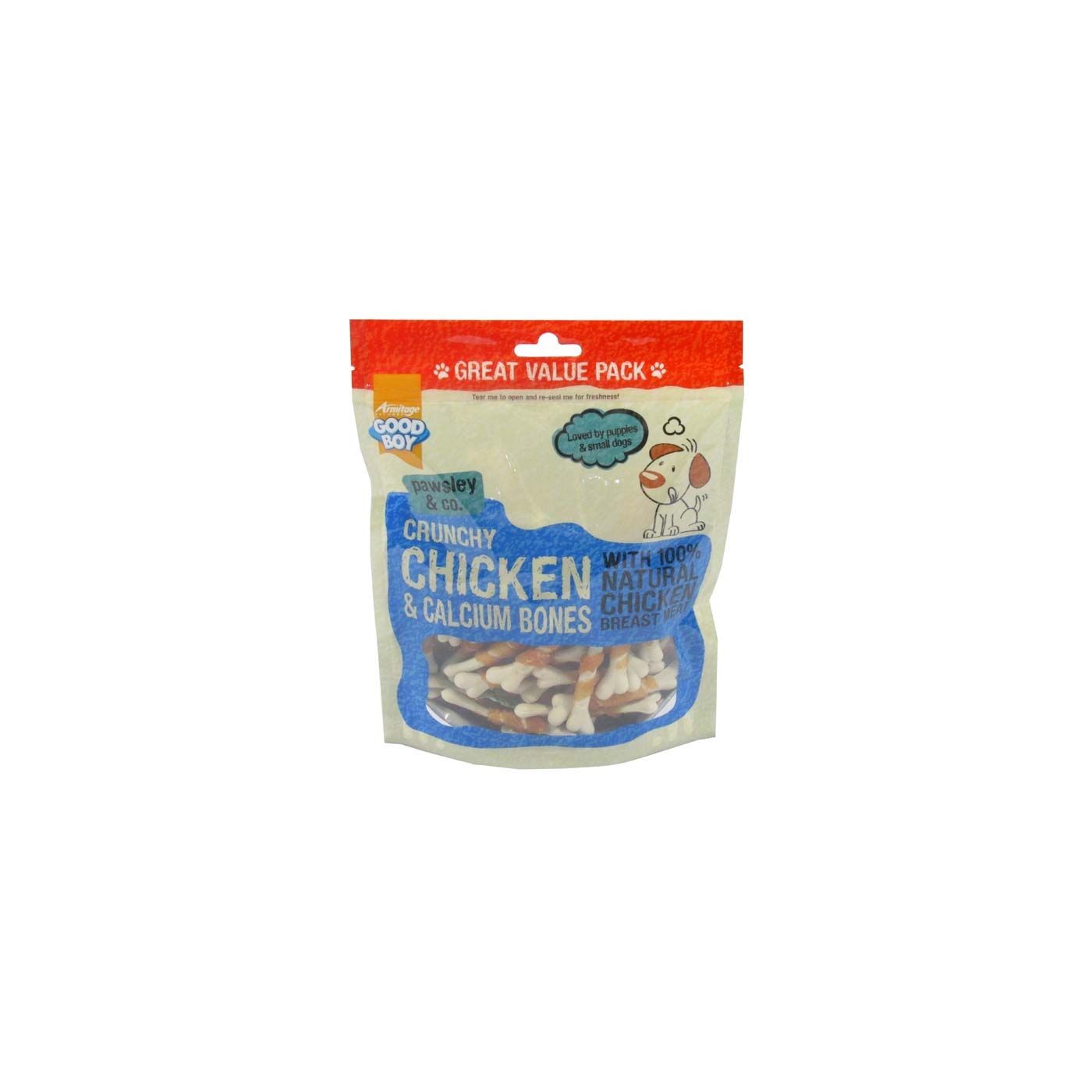 Good Boy Crunchy Chicken & Calcium Bones 350g